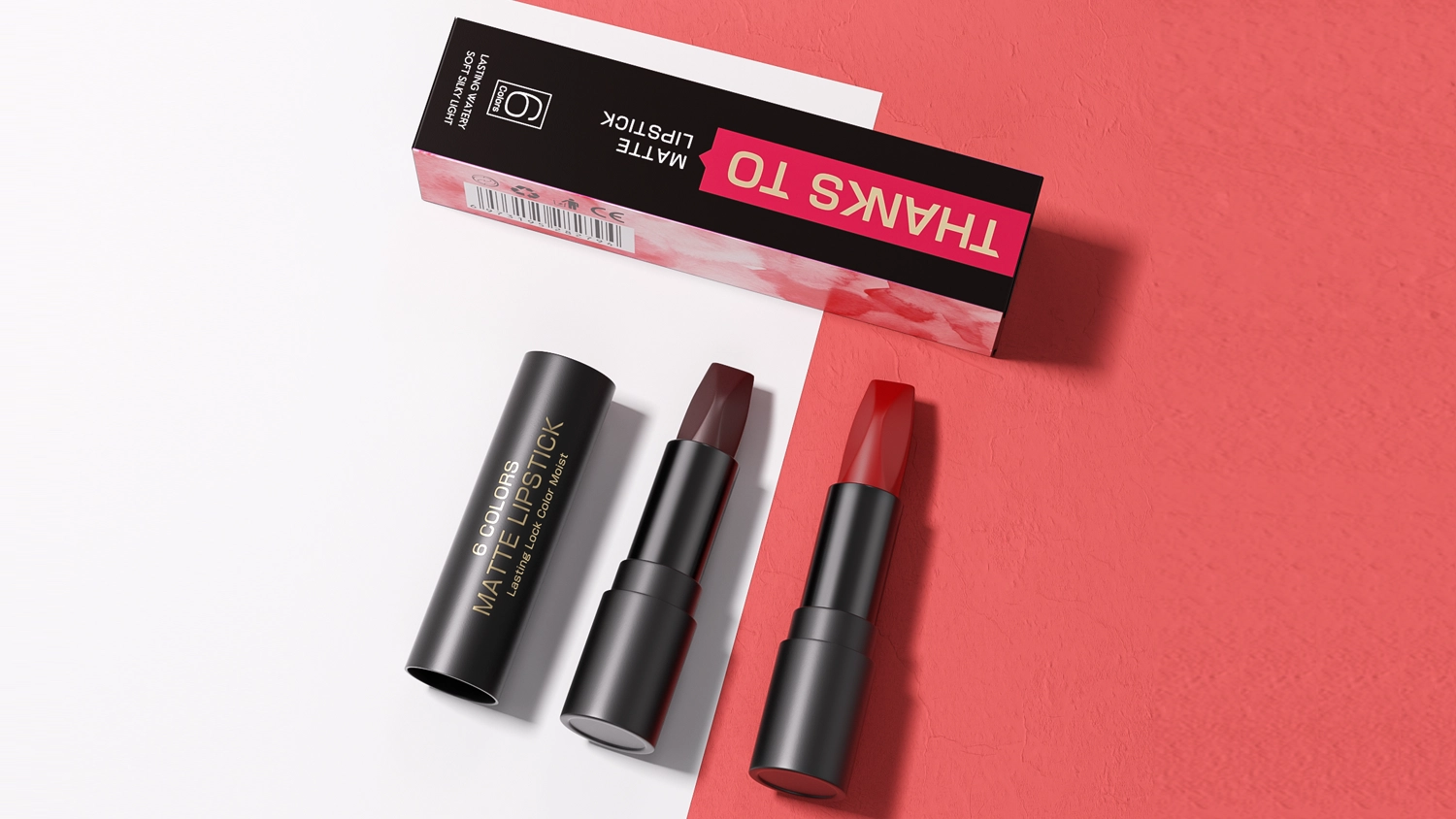 Best Lipstick-The New Dual-End Six-Color Lipstick