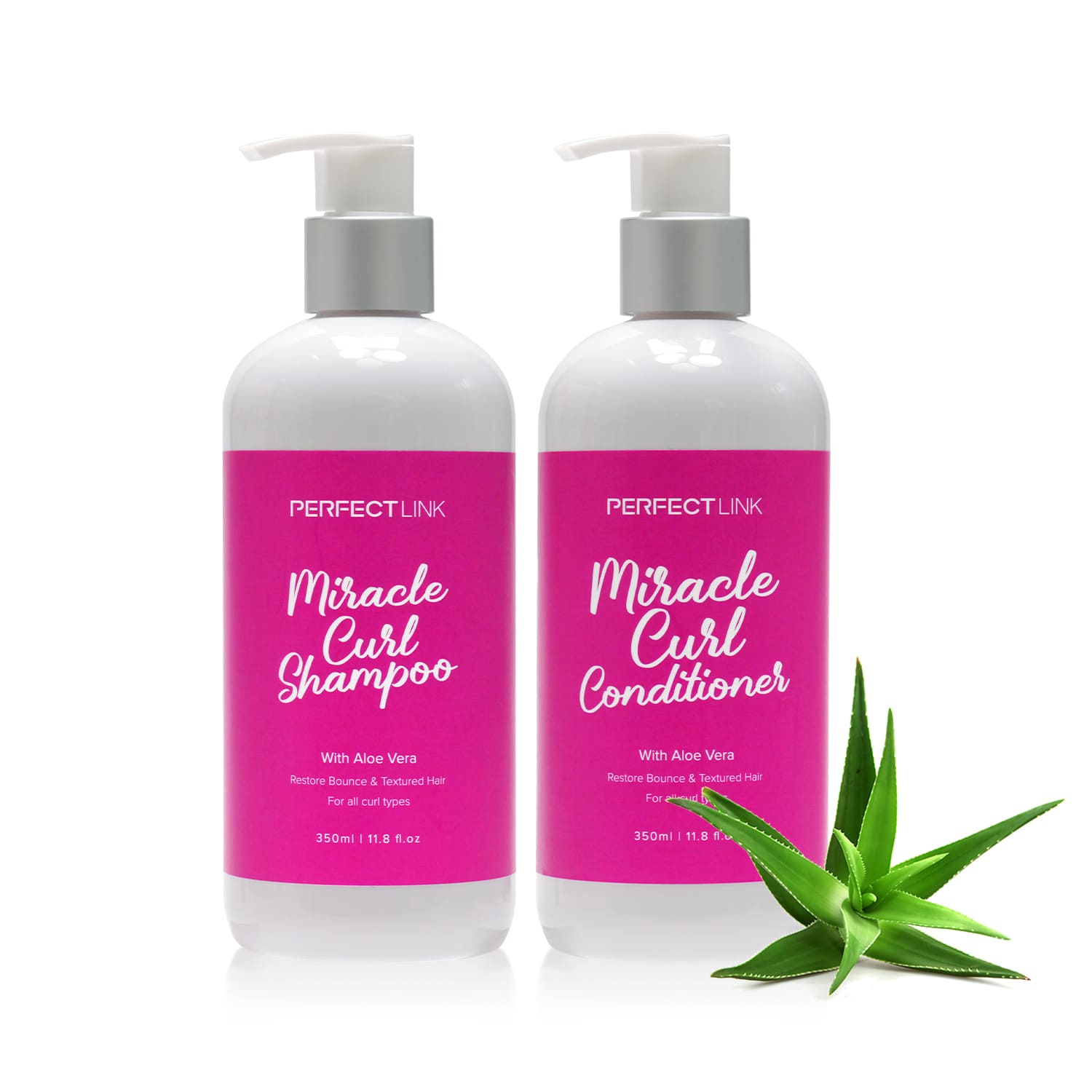 Miracle Curls Shampoo And Conditioner Hair Care Set